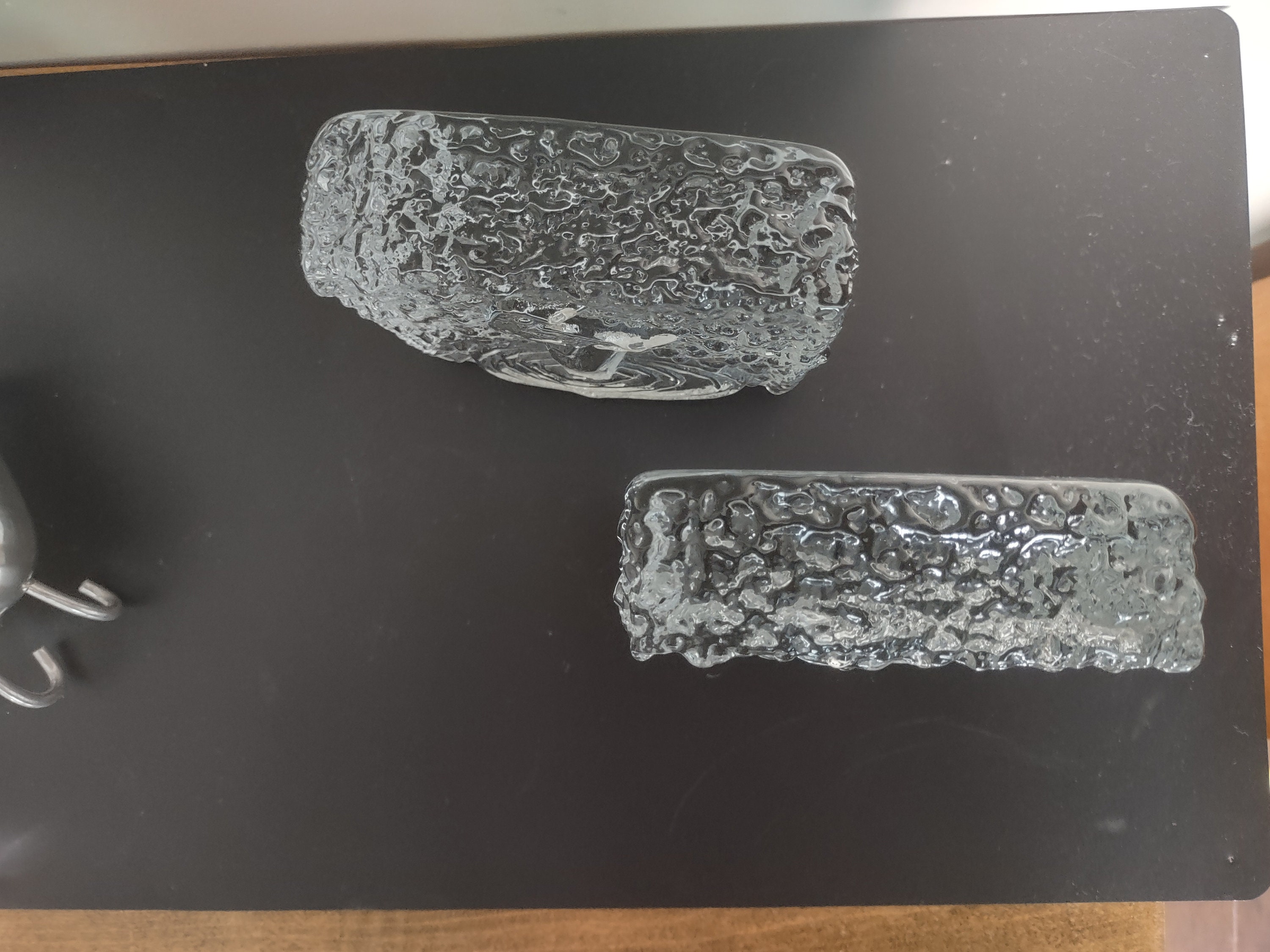 Don Shepherd Blenko Ice Block Textured Seagull Bookends or - Etsy