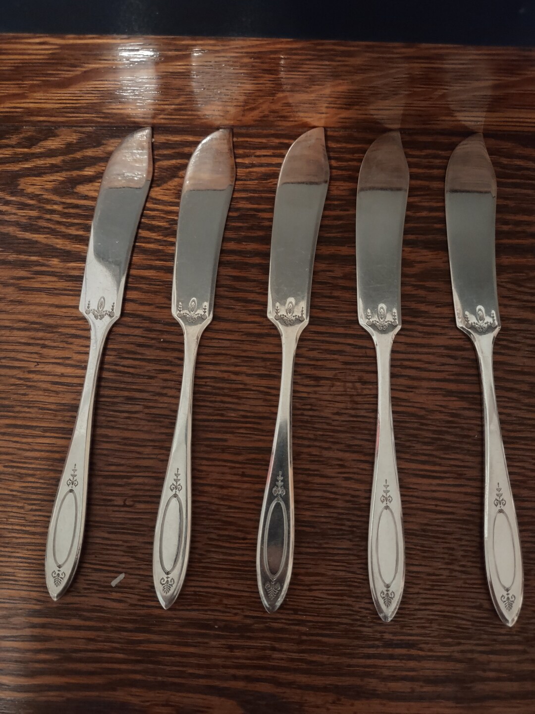 Set of 8 Community Silver Plate adam Pattern - Etsy