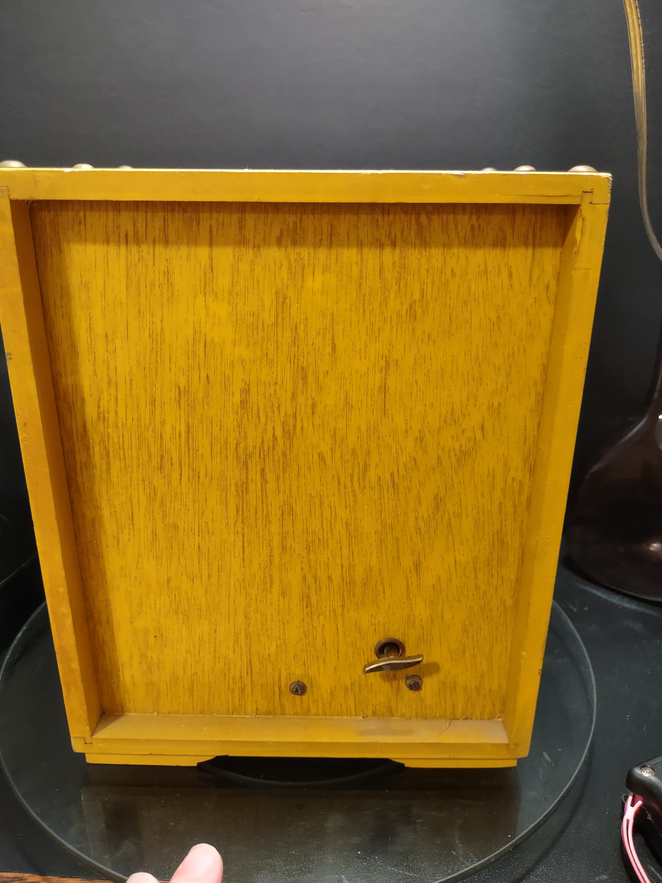 Vibrant MCM Campaign Style Chest Draws Jewellery Music Box - Etsy