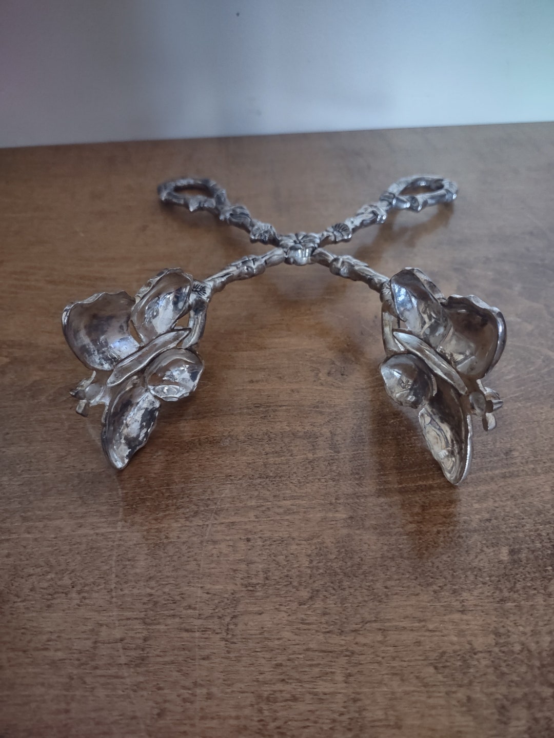 Vintage Art Nouveau Butterfly Serving Tongs - Etsy