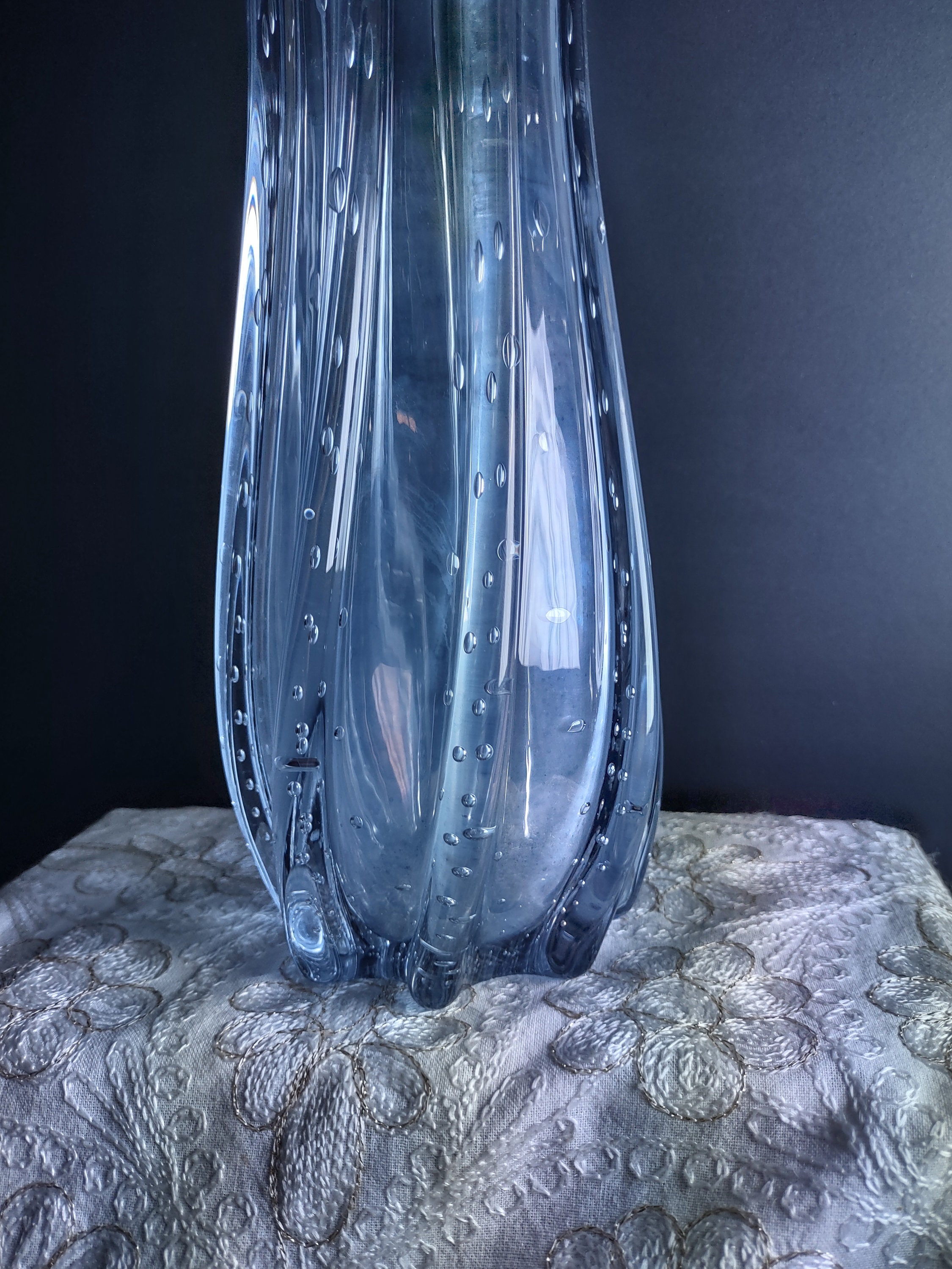 Rare Neodymium / Alexandrite Art Glass Vase Vintage - Etsy