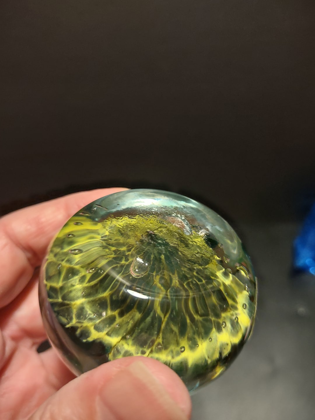 Beautiful Kerry Glass Irish Art Glass Blown Paperweight - Etsy