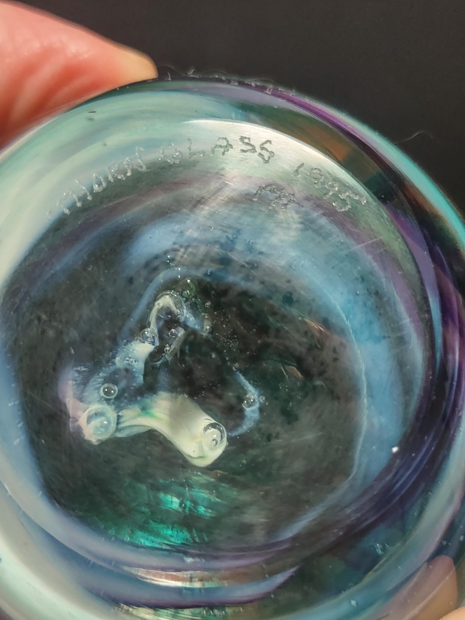 Vintage Canadian Art Glass Paperweight Thorn Glass 1995 - Etsy