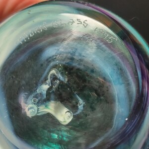 Vintage Canadian Art Glass Paperweight Thorn Glass 1995 - Etsy
