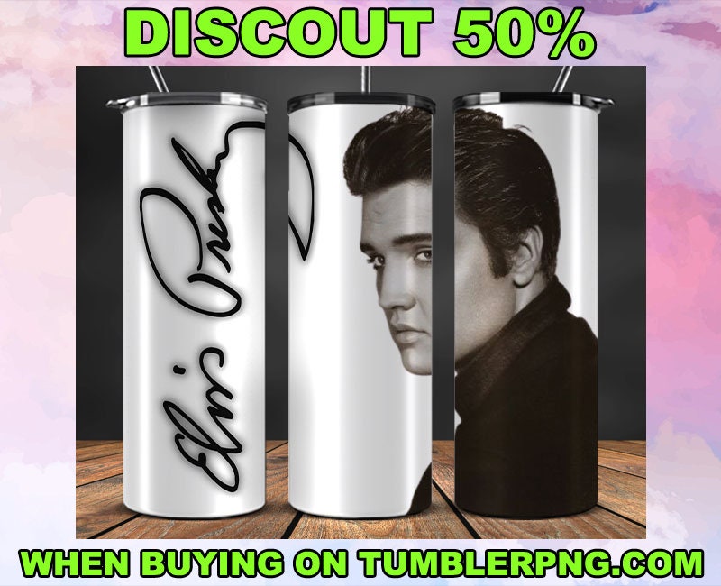 Elvis Tumbler 20oz Elvis Tumbler Wrap Elvis Design 08 - Etsy