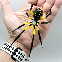 Glass Spider Figurine Blown Glass Spider Glass Spider Miniature Glass ...