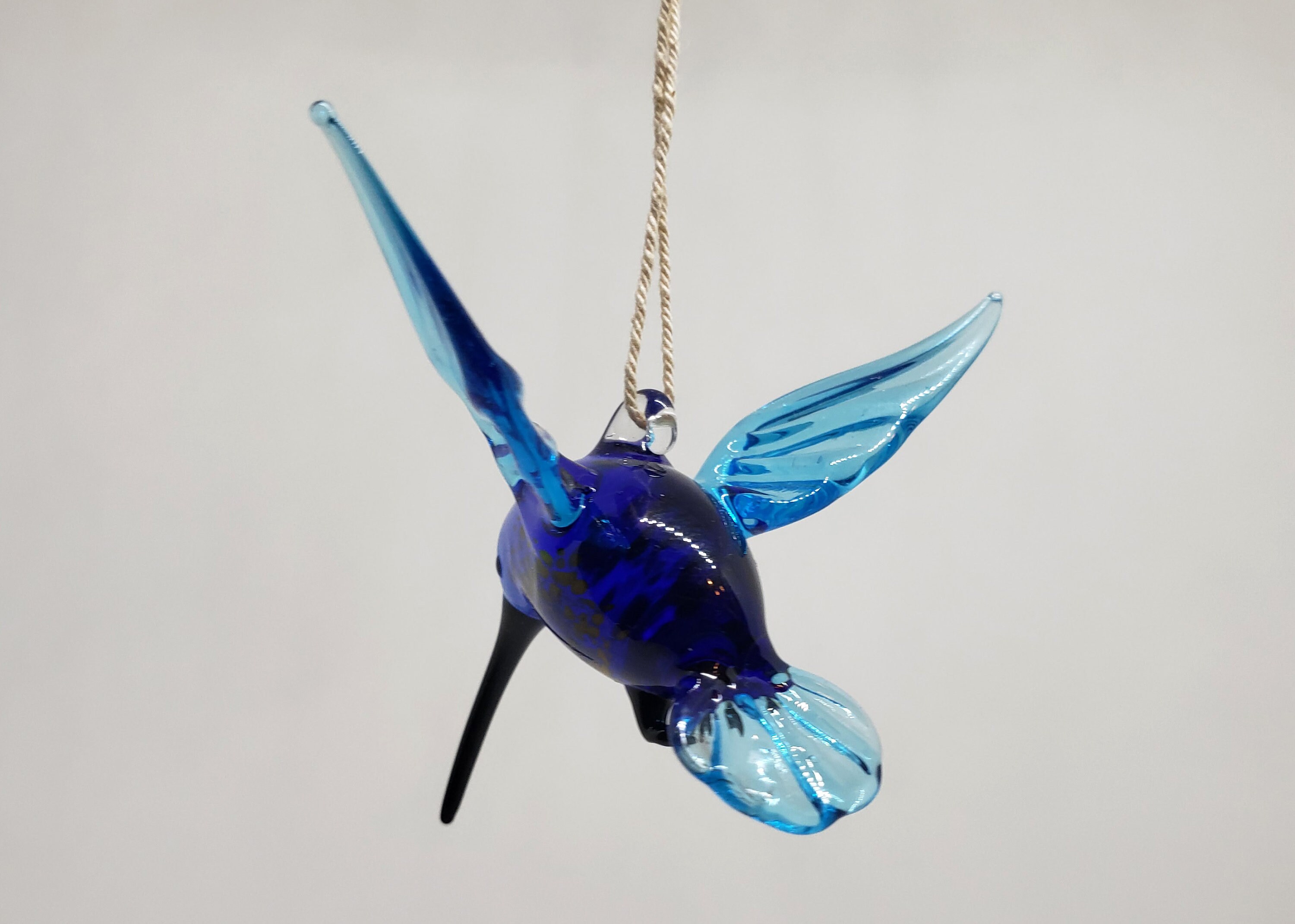 Glass Hummingbird figurine Flying birds hummingbird Glass | Etsy