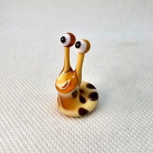 Miniature Crazy Slug, Blown Glass Slug, Art Glass, Glass Slug Miniature ...
