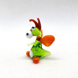 Glass Miniature Dragon, Blown Glass Dragon, Glass Miniature, Handblown ...