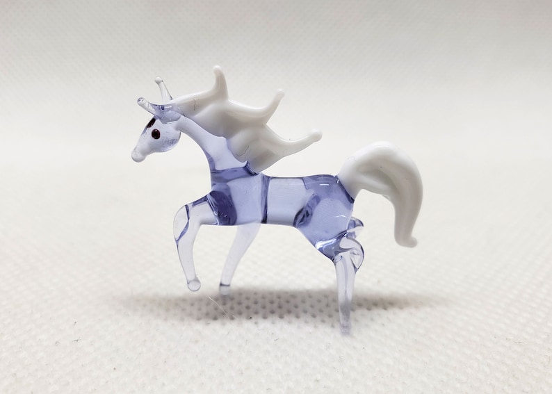 Miniature Horse Glass Horse Sculpture Small Glass Figurine - Etsy