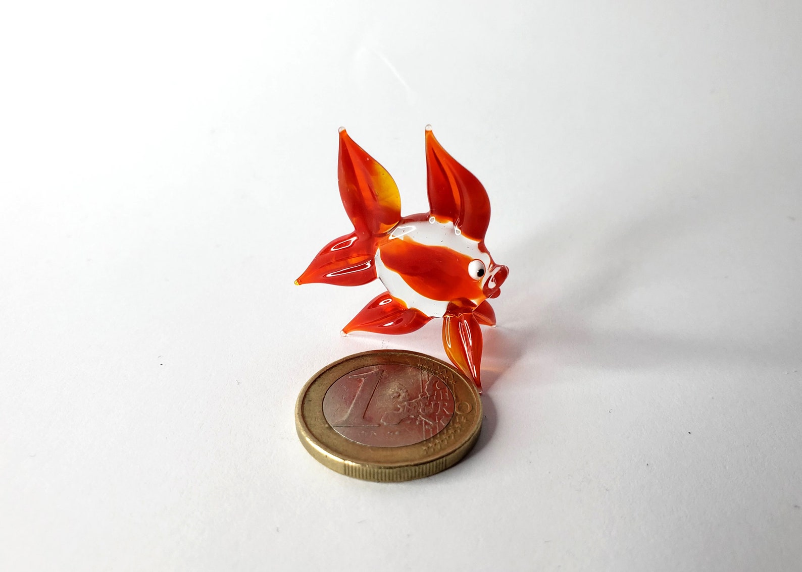 Glass Miniature Fish, Glass Fish Figurine, Fish Sculpture, Glass ...
