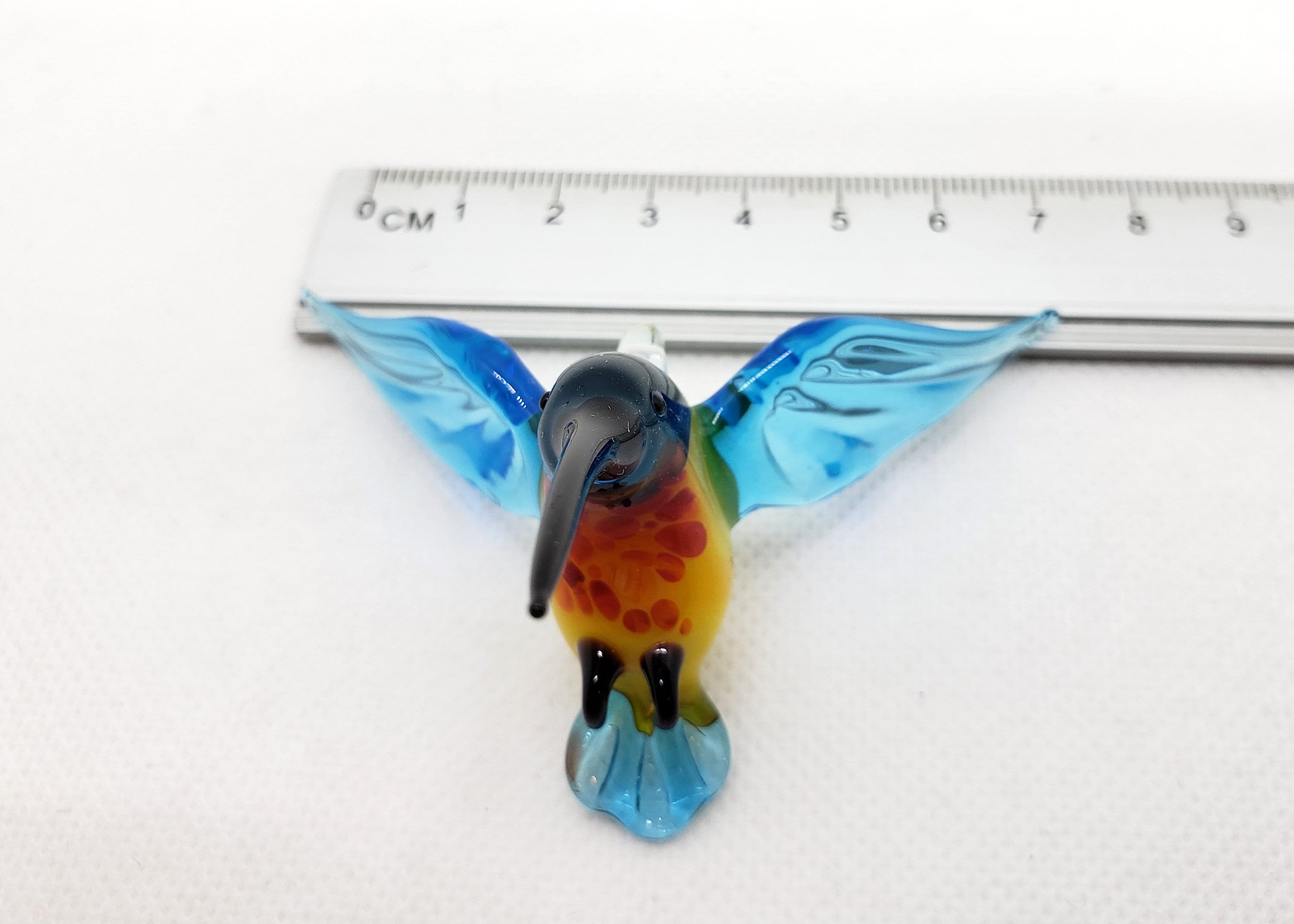 Glass Hummingbird Figurine Flying Birds Hummingbird Glass - Etsy Canada