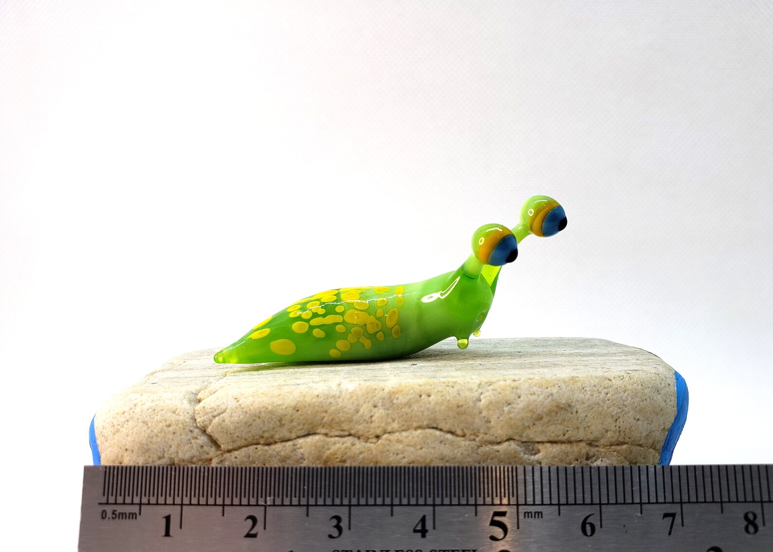 Crazy Slug Figurine, Blown Glass Slug, Art Glass Slug, Slug Collection ...