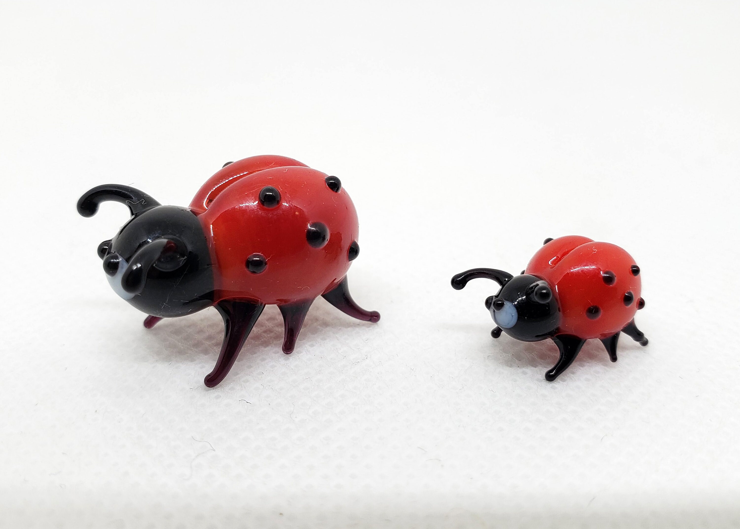 Super Mini Glass Figurines Set of 2 Pcs Glass miniature | Etsy