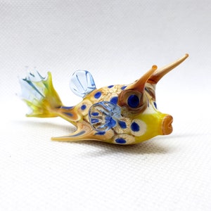 Horned Boxfish, Sea Cow Fish, Lactoria Cornuta, Hand Blown Glass ...