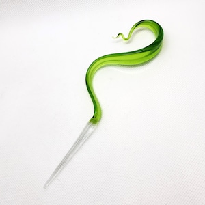 Large Glass Plant, Glass Flower, Glass Garden Art, Blown Garden, Glass ...