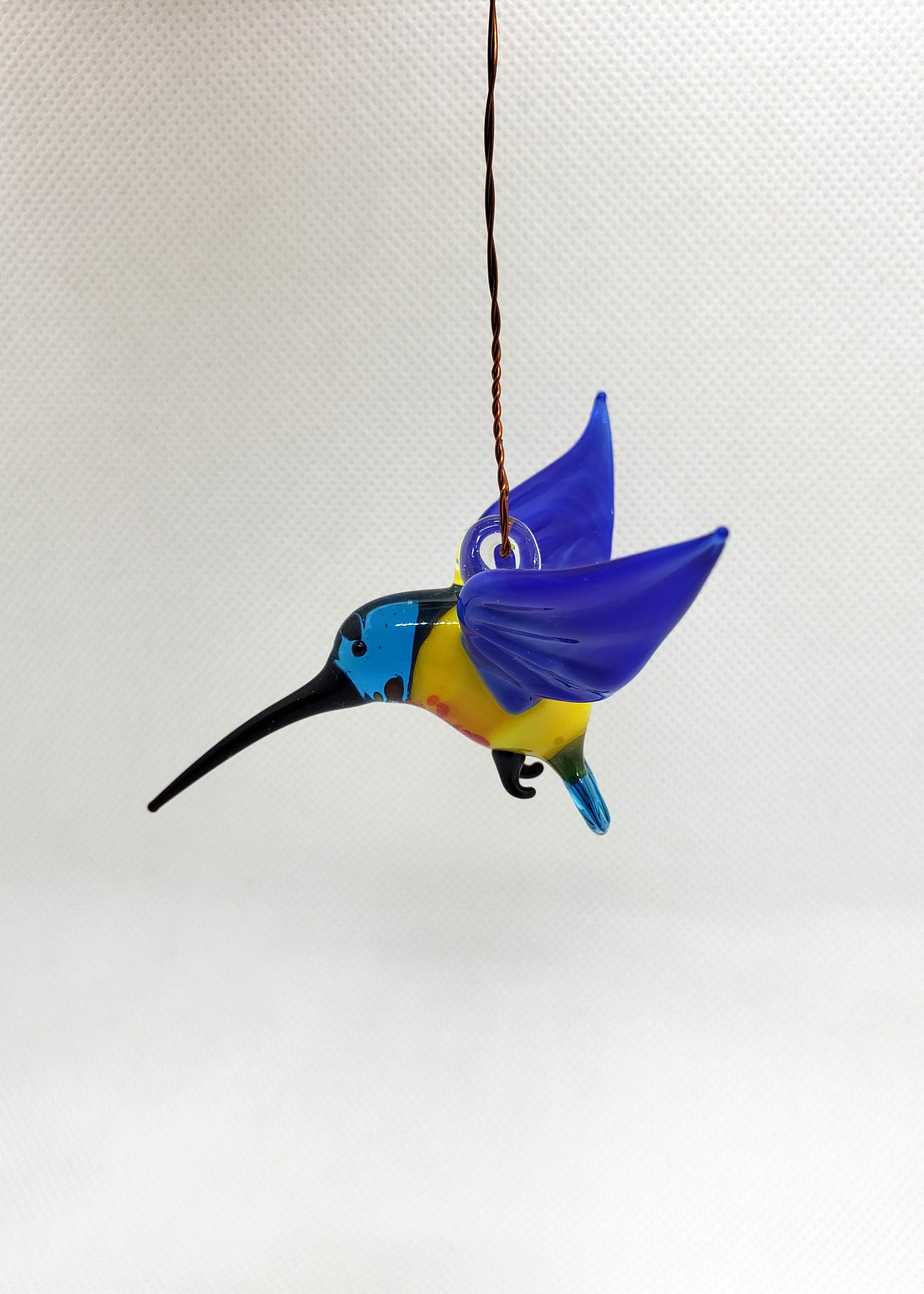 Glass Hummingbird figurine Flying birds hummingbird Glass | Etsy