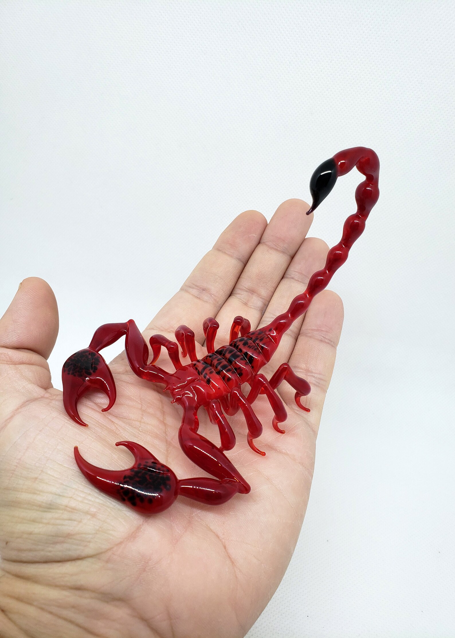 Red Scorpion figurine Handblown Scorpion Scorpion Glass | Etsy