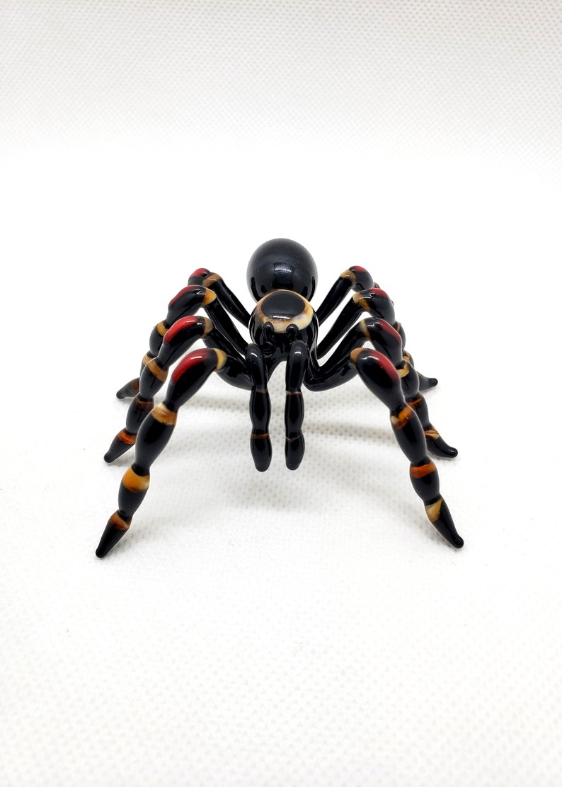 Glass Figurine Tarantula, Hand Blown Glass Tarantula, Blown Glass ...