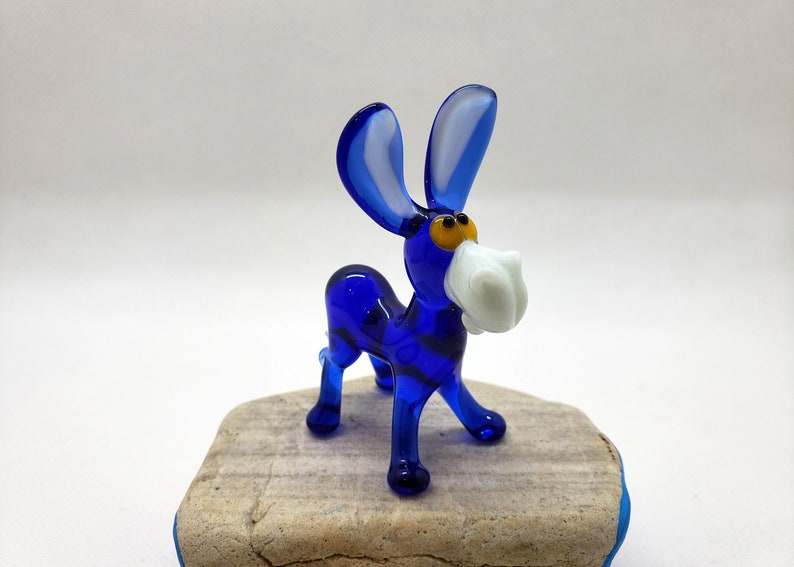 Donkey Figurine, Collection Glass Donkey, Murano Art, Miniature Art ...