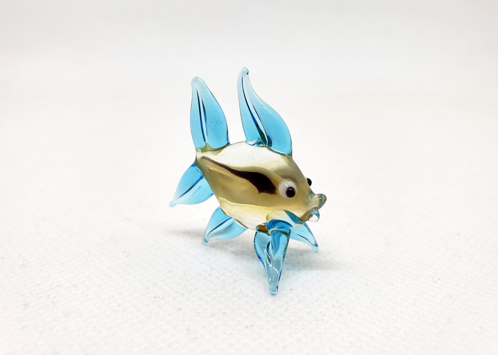 Glass Miniature Fish Glass Fish Figurine Fish Sculpture | Etsy