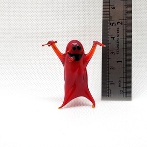 Glass Ghost Figurine, Figurine Ghost, Little Glass Ghost, Miniature ...