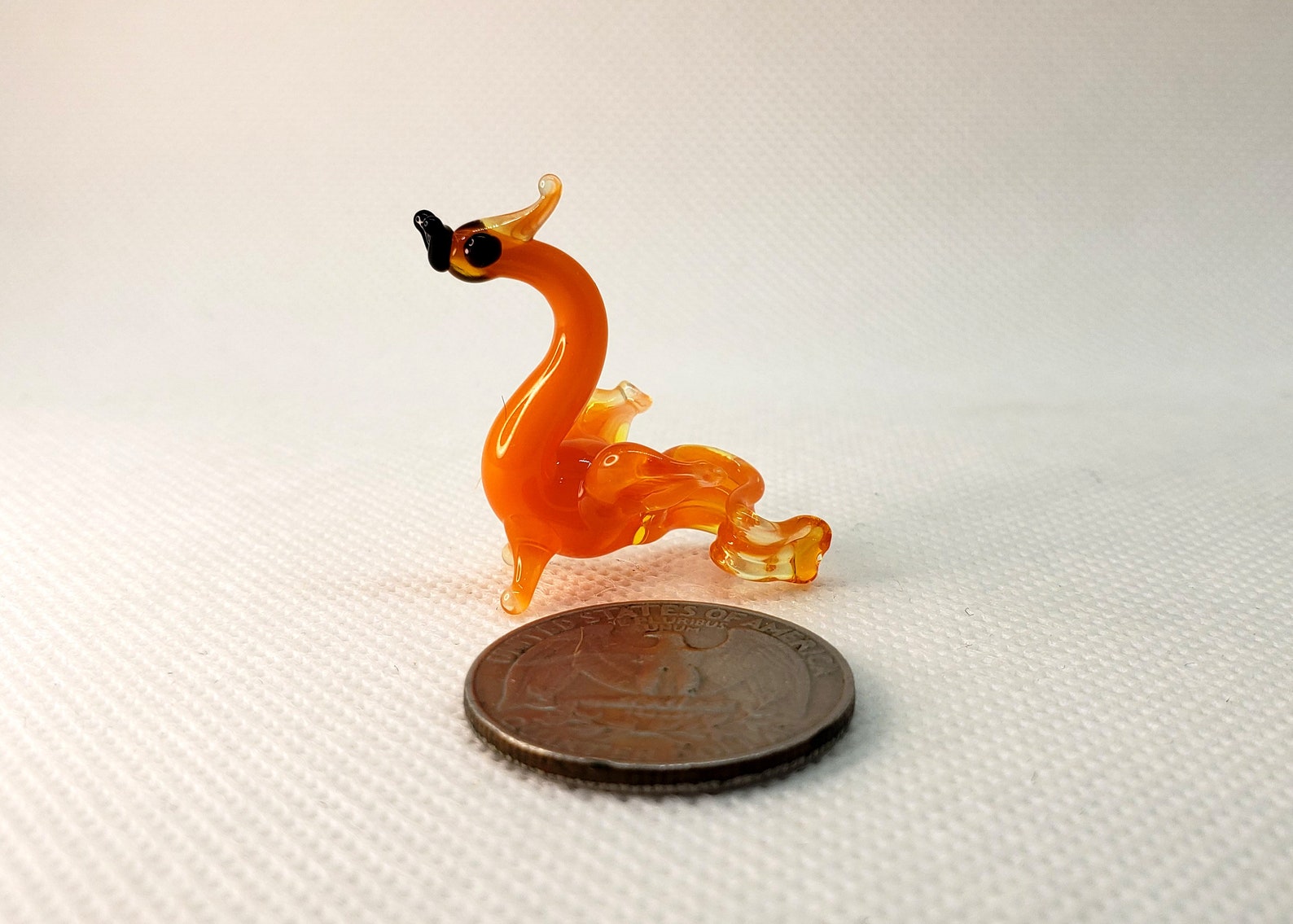 Glass Miniature Dragon Blown Glass Dragon Glass Miniature - Etsy