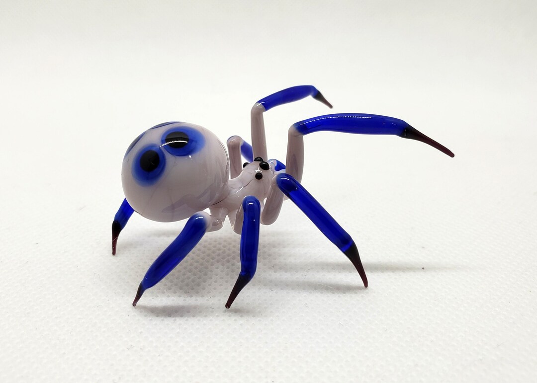 Glass Spider, Handcrafted Glass Animal, Figurine Blown Glass Spider ...