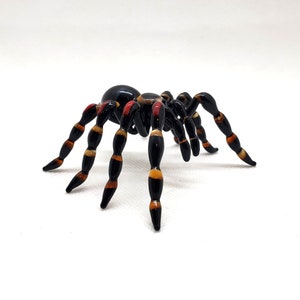 Glass Figurine Tarantula, Hand Blown Glass Tarantula, Blown Glass ...