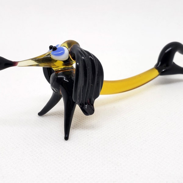 Glass Dog Miniature - Etsy