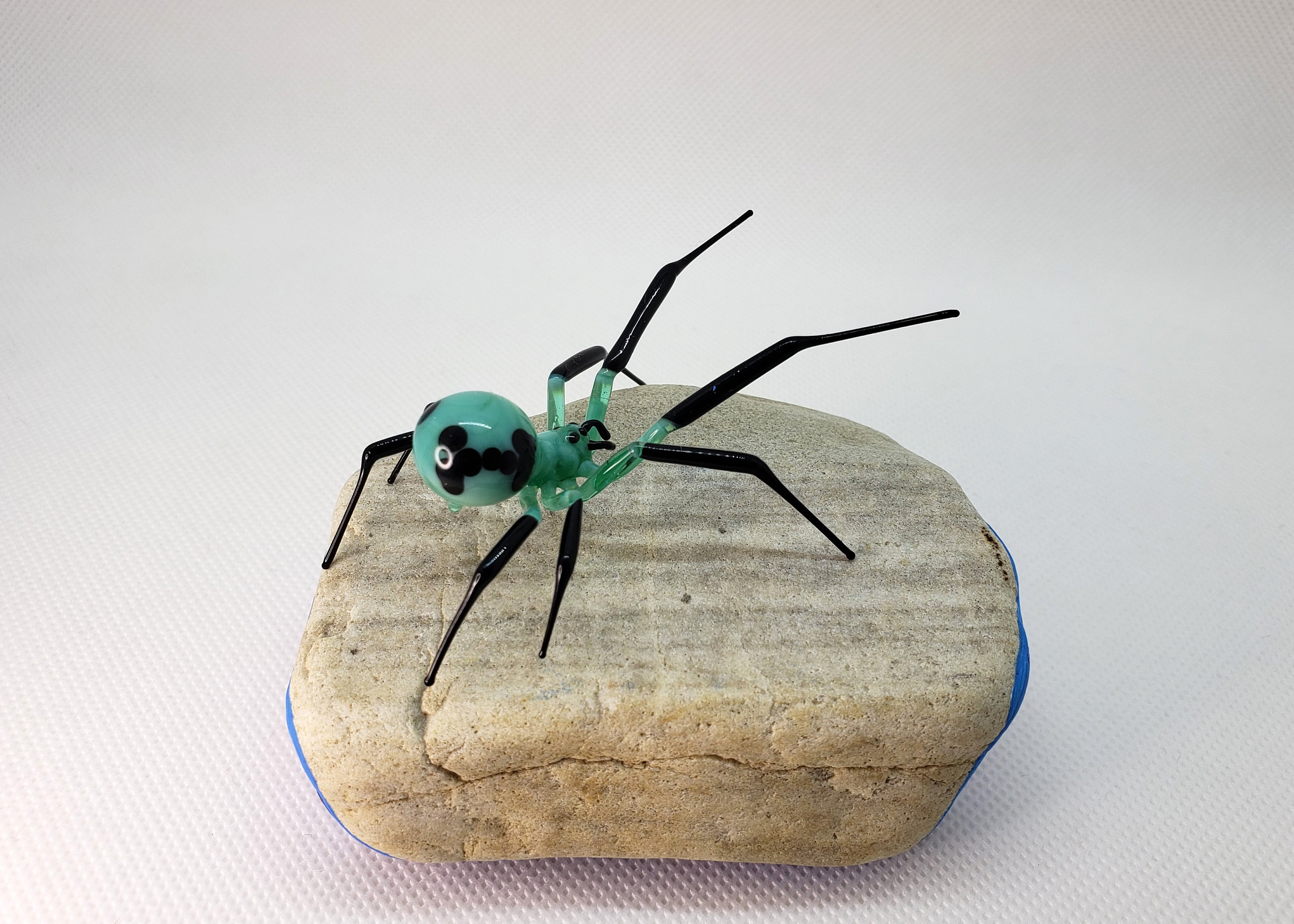 Spider figurine Art Glass Spider Figurine Figurine Blown | Etsy