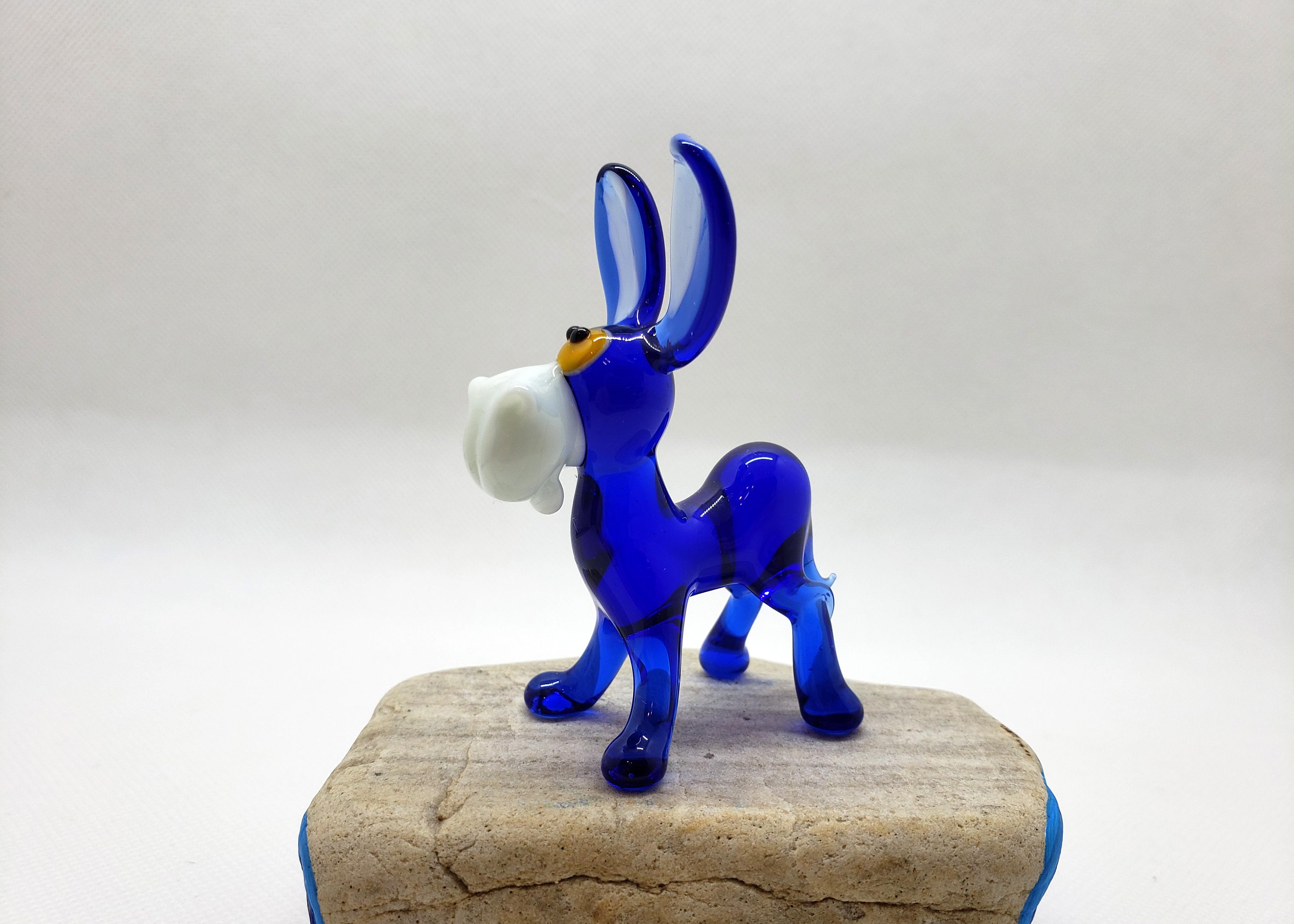 Donkey Figurine Collection Glass Donkey Murano Art - Etsy