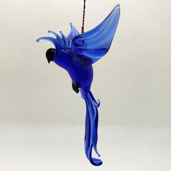 Blue Parrot Art - Etsy