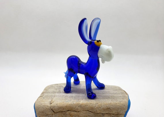 Donkey Figurine Collection Glass Donkey Murano Art | Etsy
