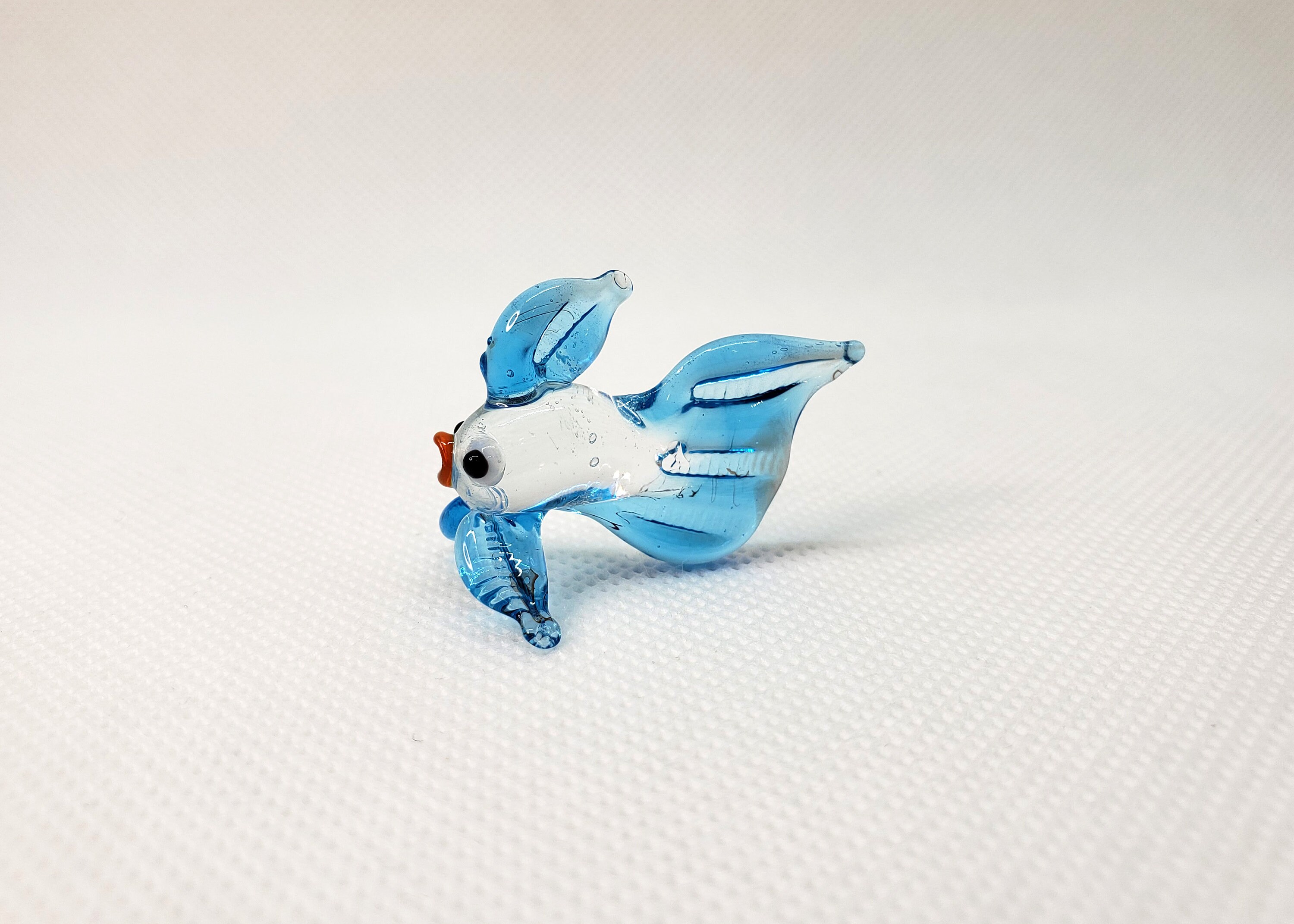 Glass Miniature Fish Glass fish figurine Fish sculpture | Etsy