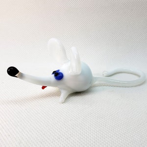 Mouse Figurine, Figurine Blown Glass Mouse, Mouse Animals Glass, Glass ...