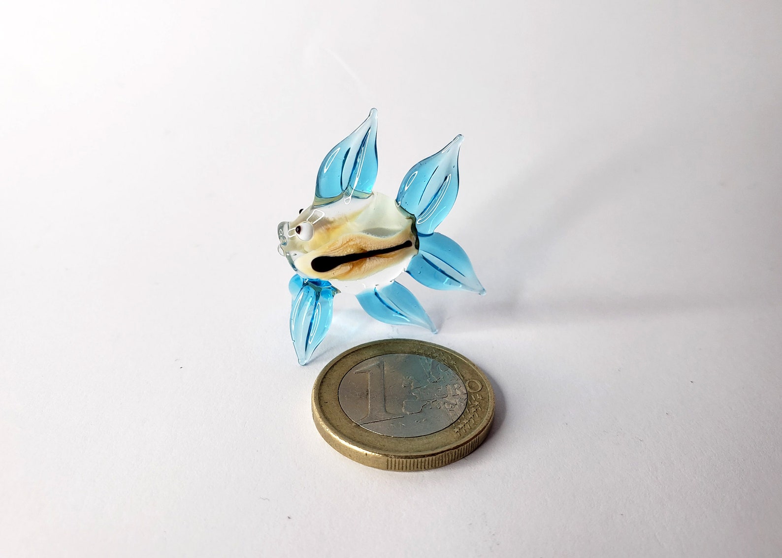 Glass Miniature Fish, Glass Fish Figurine, Fish Sculpture, Glass ...
