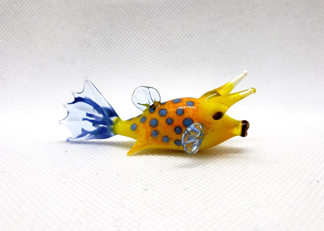 Horned Boxfish, Sea Cow Fish, Lactoria Cornuta, Hand Blown Glass ...