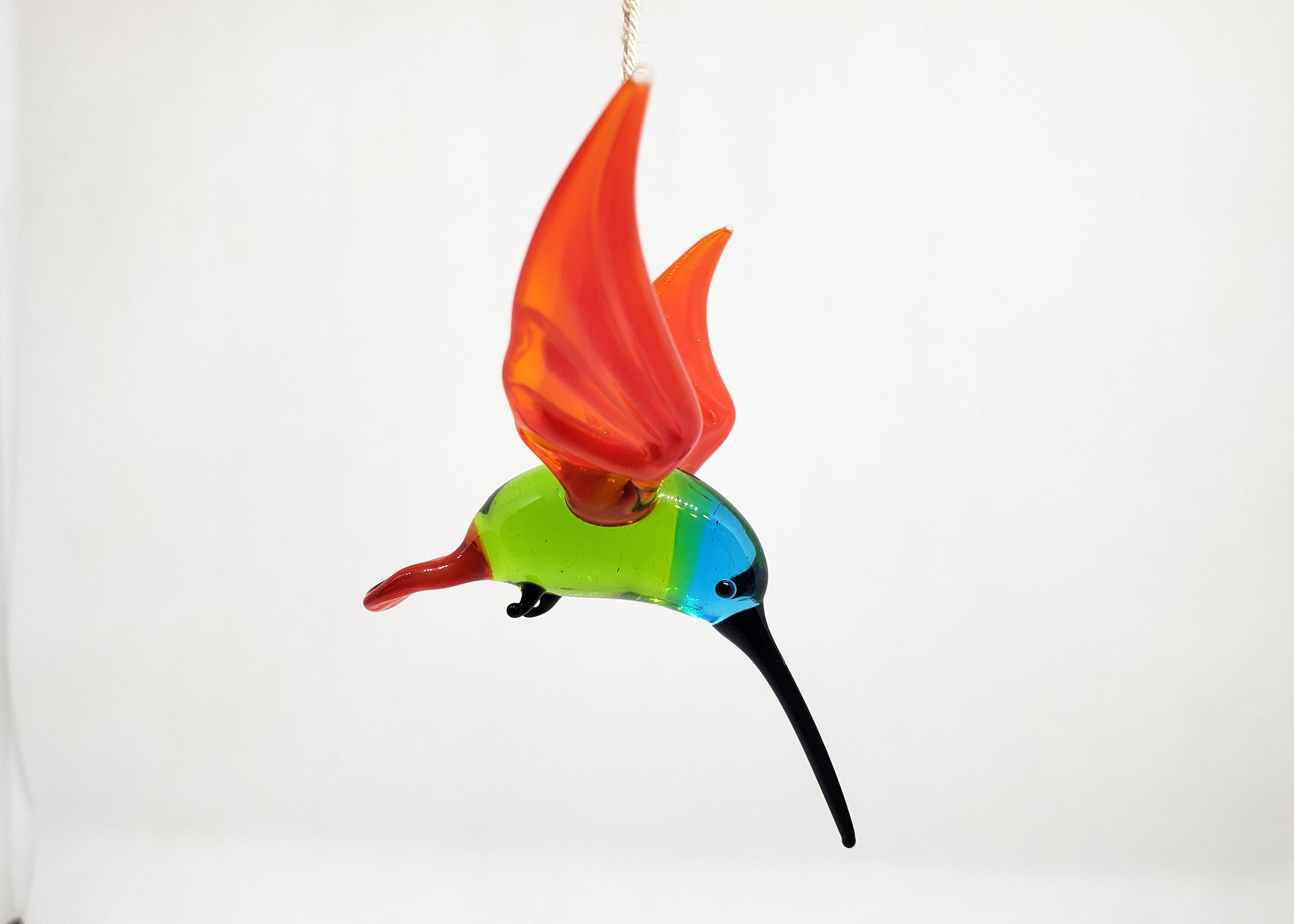 Glass Hummingbird figurine Flying birds hummingbird Glass | Etsy