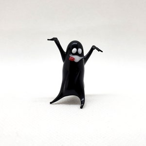 Glass Ghost Figurine, Figurine Ghost, Little Glass Ghost, Miniature ...