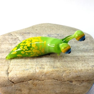 Crazy Slug Figurine, Blown Glass Slug, Art Glass Slug, Slug Collection ...