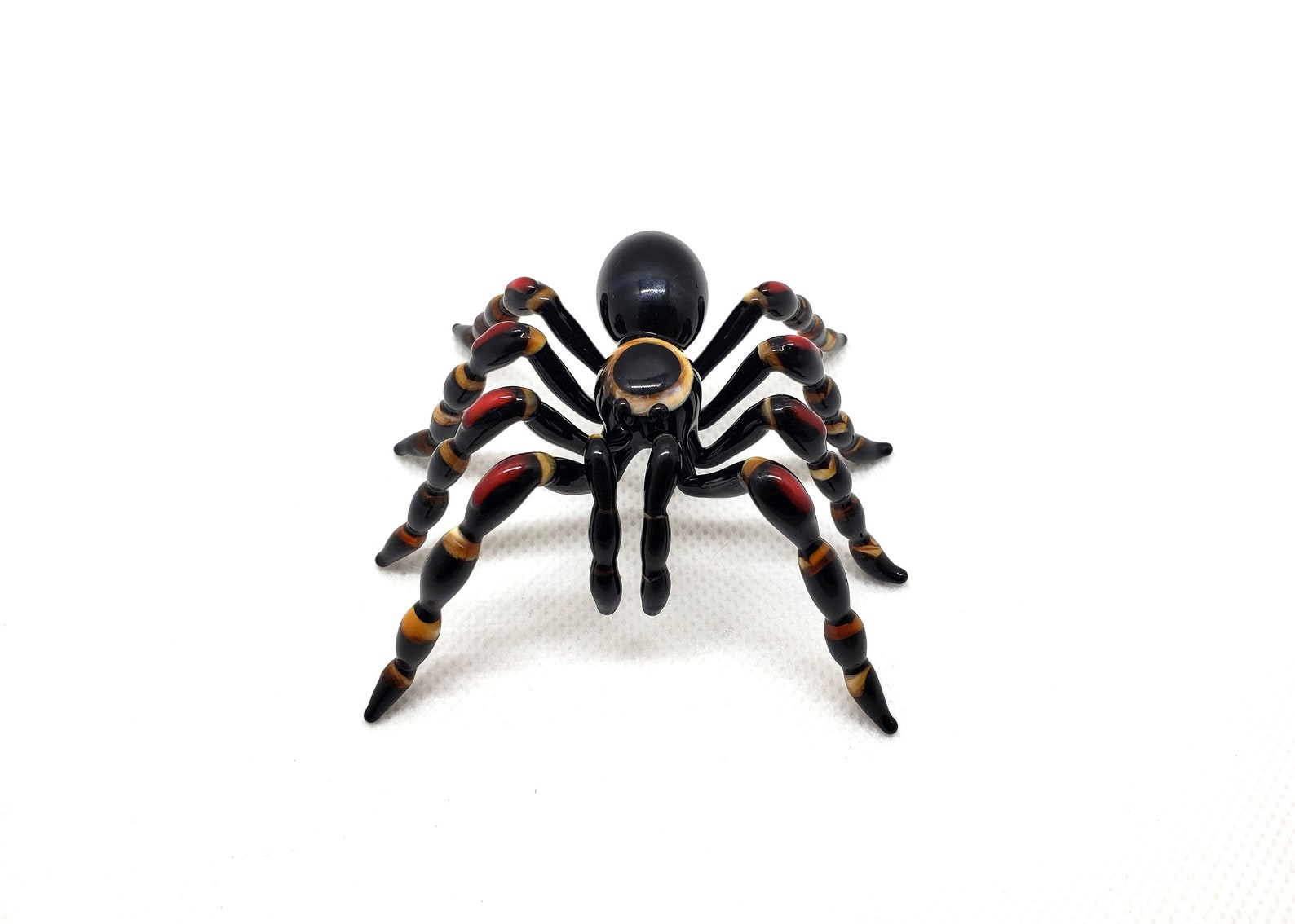 Glass Figurine Tarantula, Hand Blown Glass Tarantula, Blown Glass ...