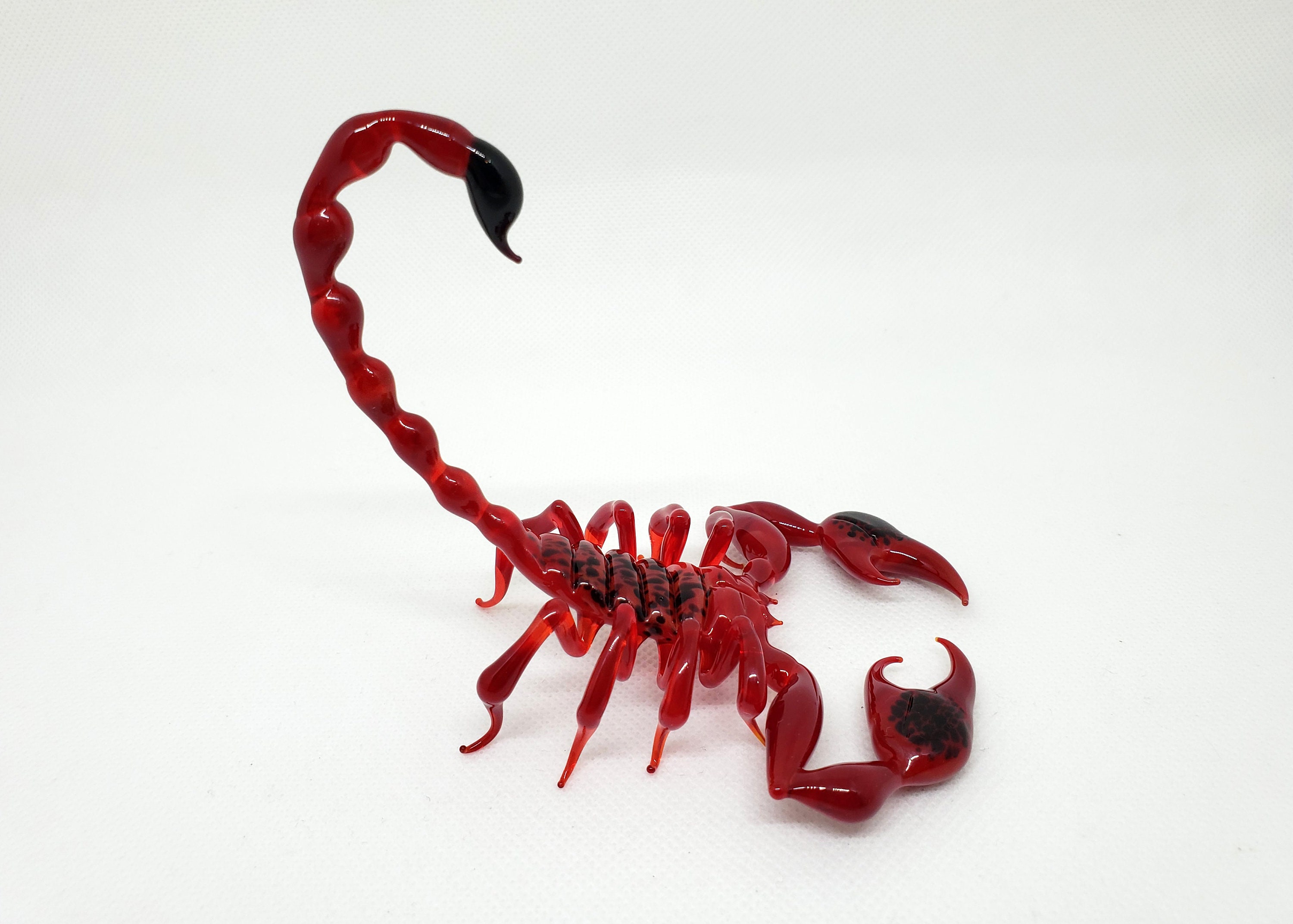 Red Scorpion figurine Handblown Scorpion Scorpion Glass | Etsy