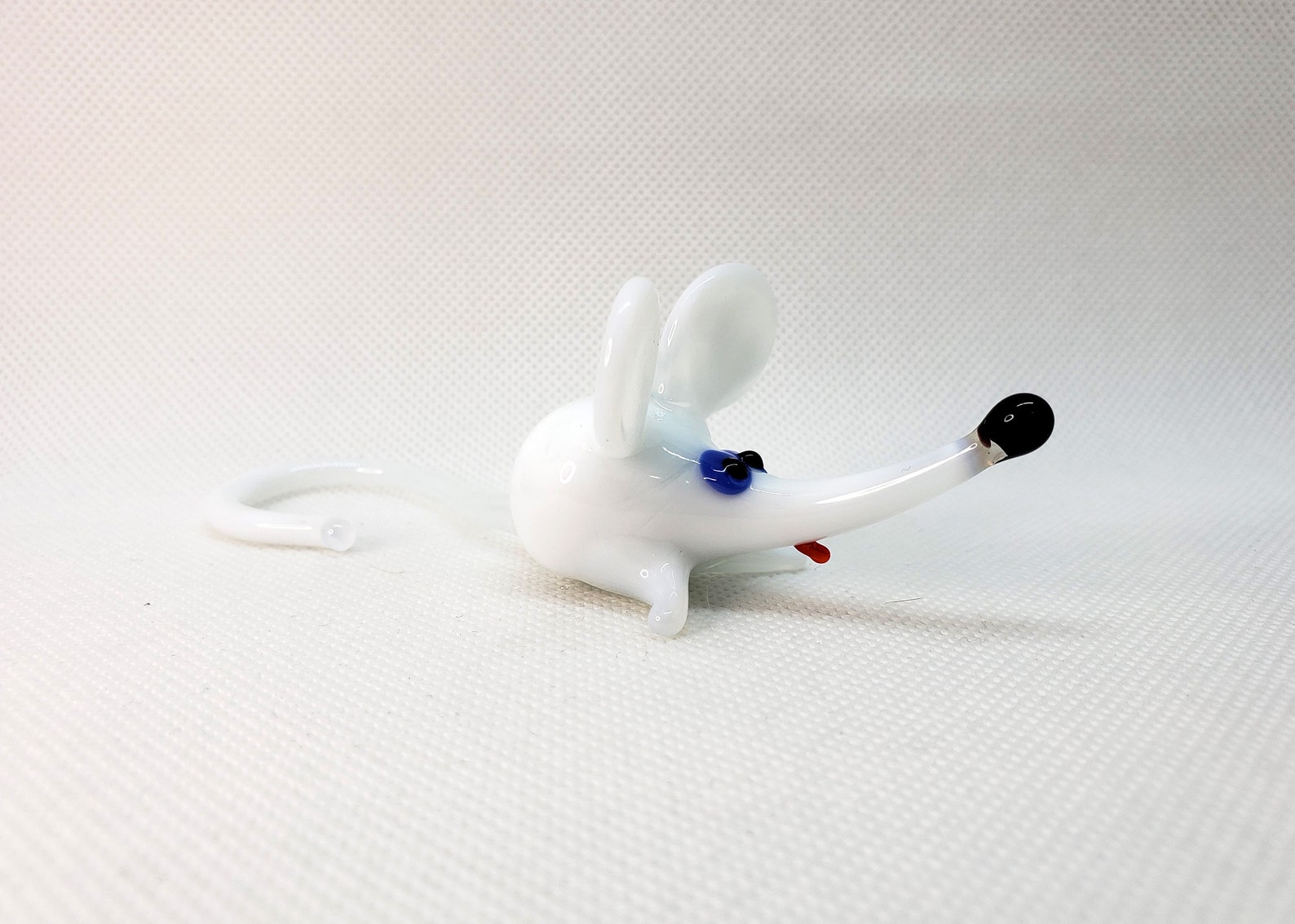 Mouse Figurine Figurine Blown Glass Mouse Mouse Animals | Etsy