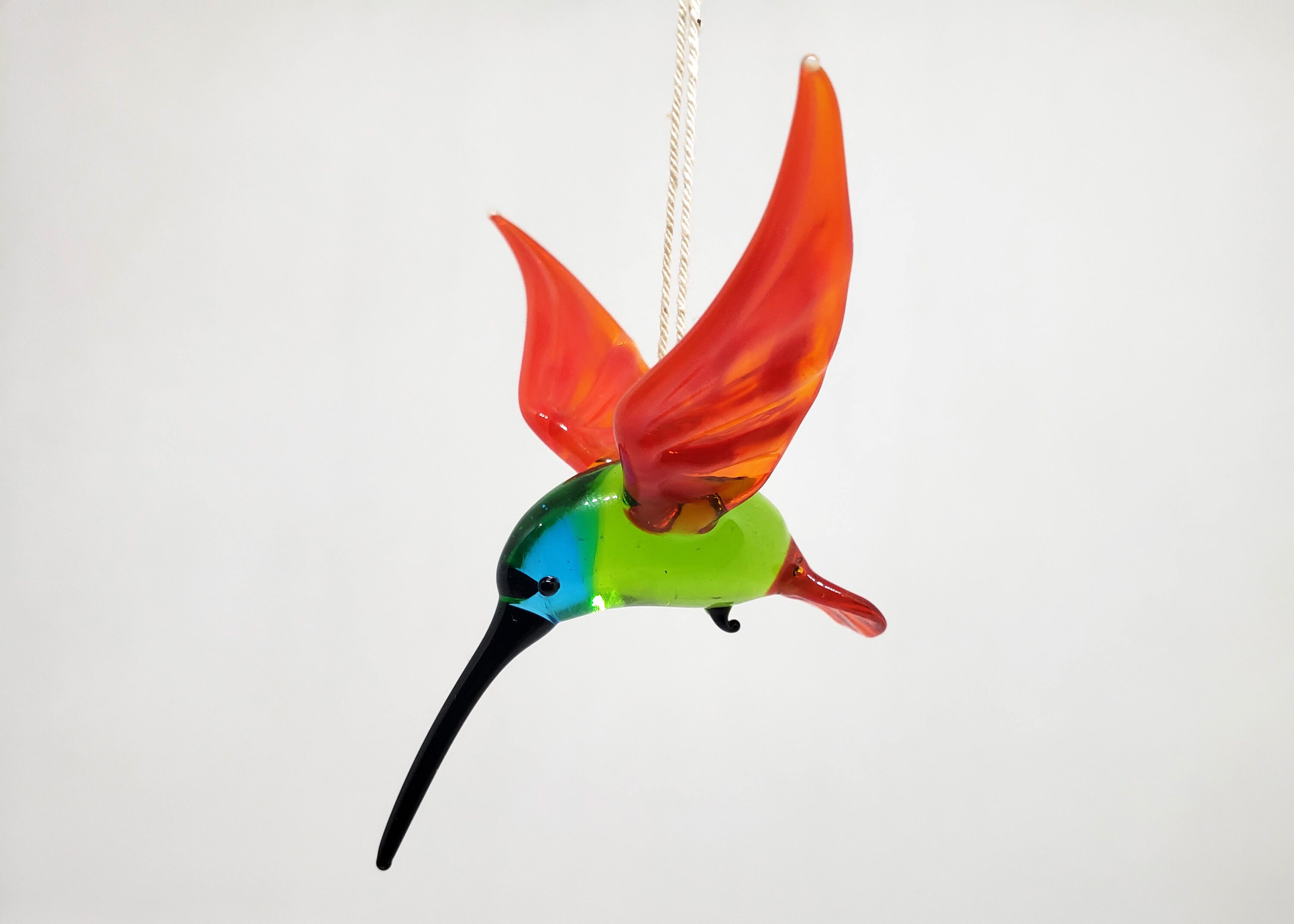 Glass Hummingbird figurine Flying birds hummingbird Glass | Etsy