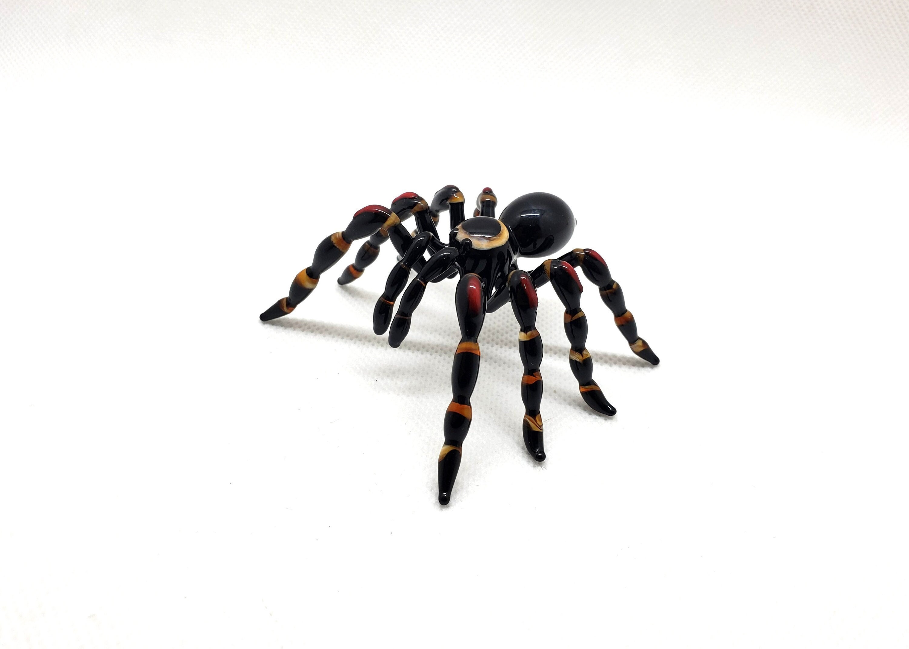 Glass Figurine Tarantula, Hand Blown Glass Tarantula, Blown Glass ...