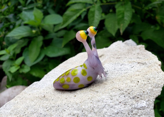 Slug Figurine Blown Glass Slug Art Glass Slug Slug - Etsy