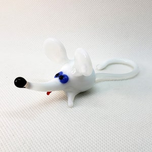 Mouse Figurine, Figurine Blown Glass Mouse, Mouse Animals Glass, Glass ...
