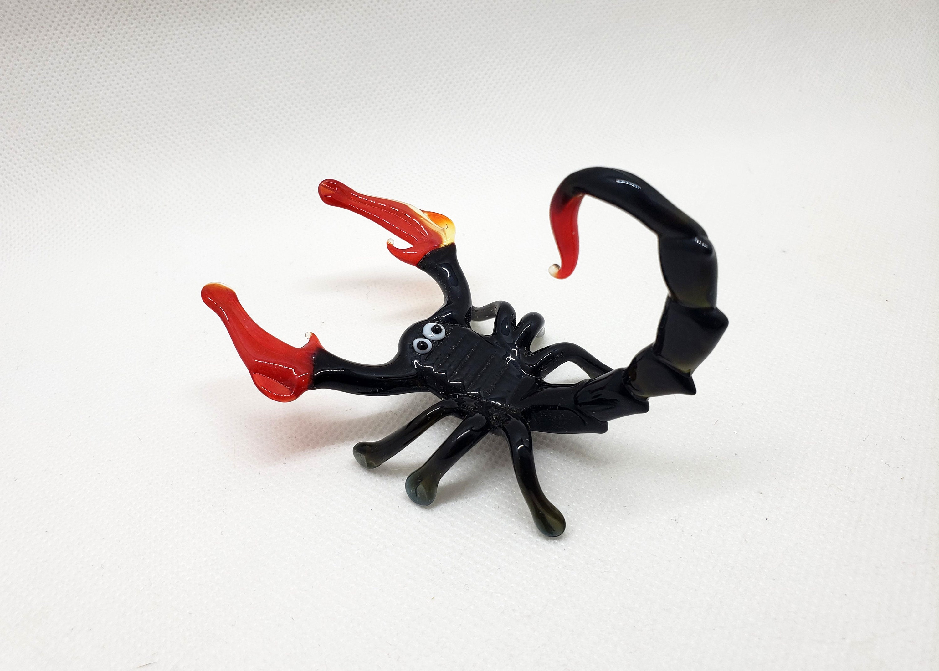 Art Glass Scorpion Figurine Handblown Scorpion Scorpion | Etsy
