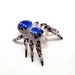 Glass Figurine Jumping Spider, Glass Brown Spider, Handblown Glass ...